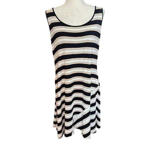 Calvin Klein | Dresses | Calvin Klein Dress Women 4 Black White Tan ...